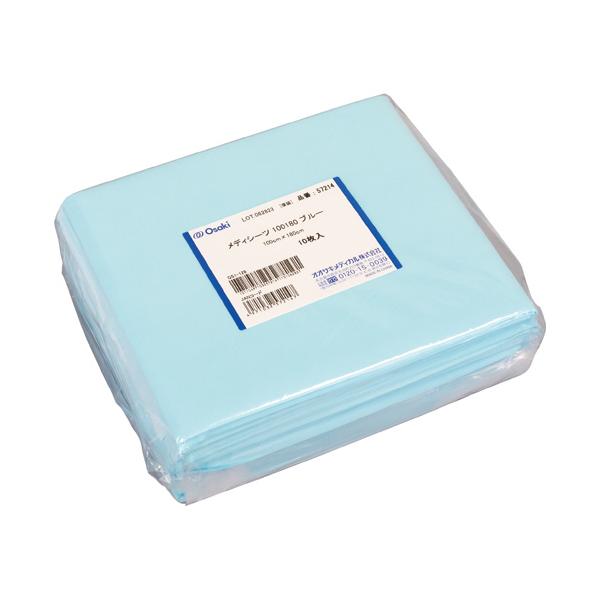 メーカー：オオサキメディカル　 品番：57214  カットタイプの吸水防水シーツ。　　防水面に着色、吸水面と防水面を見分けやすい。