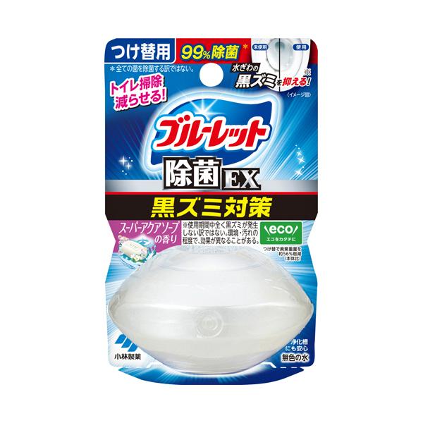 メーカー：小林製薬 　品番：KOB092705   洗浄・防汚成分配合で、水を流すたびに便器のきれいを保つ。　　
