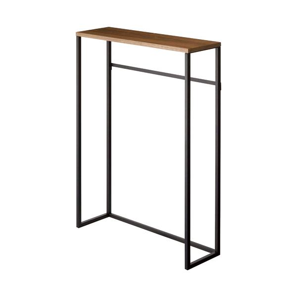 メーカー：山崎実業　 品番：5165  玄関の収納や飾り棚に便利なコンソールテーブル。　　奥行約18cmとスリム、置く場所を選びません。付属のフックで引っ掛けて収納できます。＜使用イメージ＞＜使用イメージ＞