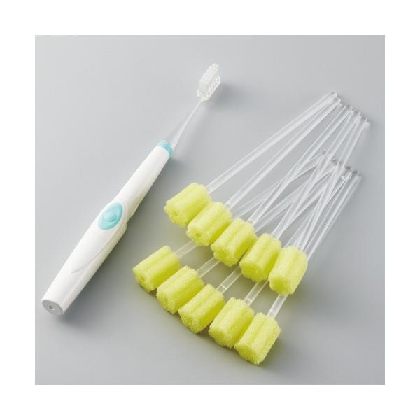 メーカー：ベテル 　品番：X353P03   お口の中がよく見える！光る歯ブラシとスポンジブラシで口腔内をトータルケア。　　柄は360度分光します。