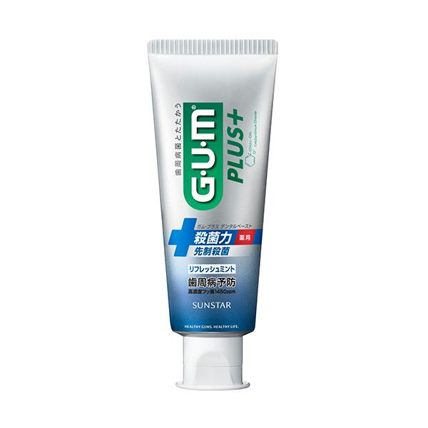 メーカー：サンスター   品番：GUMPLUS デンタルペ-ストRM 120G   歯周病菌を殺菌するだけでなく、菌の増殖まで抑える。