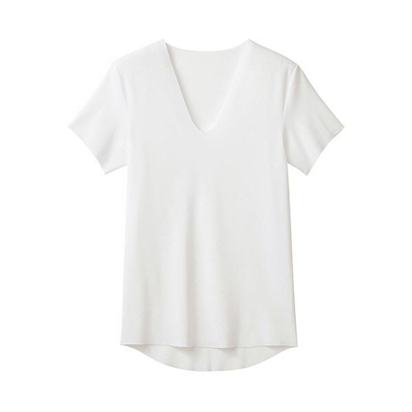 メーカー：グンゼ　 品番：YN2515-03-M  きりっぱなしでシャツに響きにくい。　　＜バックスタイル＞＜生地アップ＞<BR>※商品の色はホワイトになります。＜襟部＞<BR>※商品の色はホワイトになります。＜袖部...