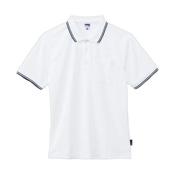 メーカー：ボンマックス　 品番：MS3121-15-M  襟と袖のラインがアクセント、ポケット付きで便利なドライポロシャツ。　　