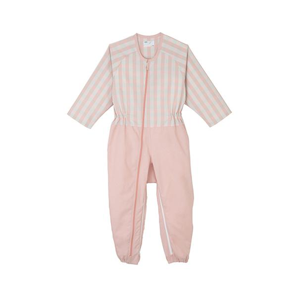 メーカー：日本エンゼル　 品番：5748-PK-S  ファスナーの部分開閉など便利な機能を備えたつなぎねまき。ご自宅でのケアにもおすすめです。　　