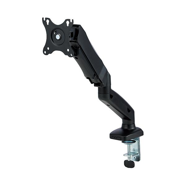 メーカー：エレコム　 品番：DPA-SS08BK  ガススプリング式のシングルモニターアーム　　＜可動イメージ＞＜可動イメージ＞＜可動イメージ＞