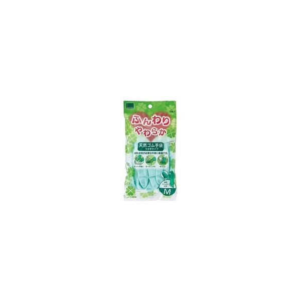 メーカー：オカモト　品番：OK-1M-G　ふわっとしたはめごこちのやわらか天然ゴム手袋。