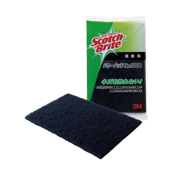 メーカー：３Ｍ 　品番：3008   キズをつけにくい樹脂研磨粒子を含んだ不織布たわし。　　＜使用例＞
