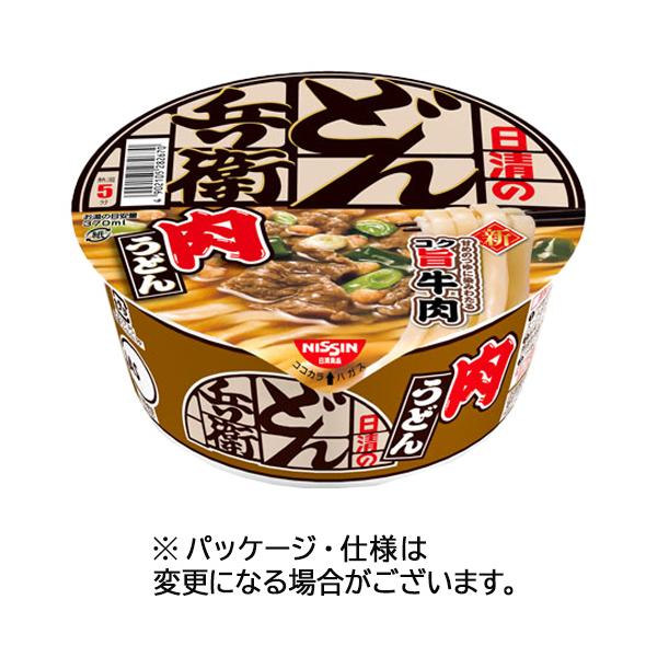 メーカー：日清食品 　品番：282670   甘めのつゆに染みわたるコク旨牛肉。　　