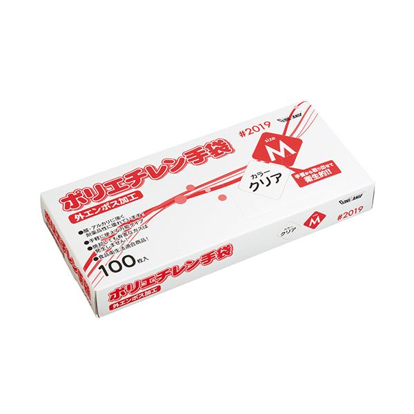 メーカー：川西工業   品番：#2019 クリア M   【食品衛生法適合】滑り止めや食材などの付着防止に！お買い得な外エンボス手袋。