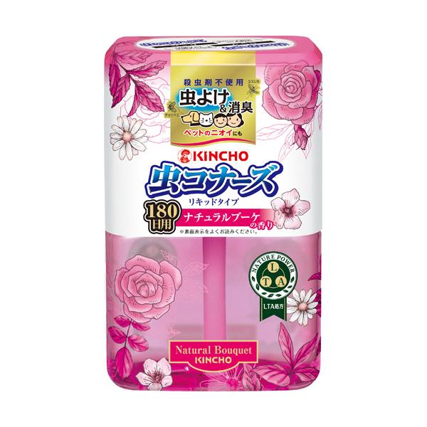 メーカー：大日本除蟲菊　ＫＩＮＣＨＯ 　品番：MコナL180NB   置くだけカンタン。虫よけしながら芳香・消臭。　　