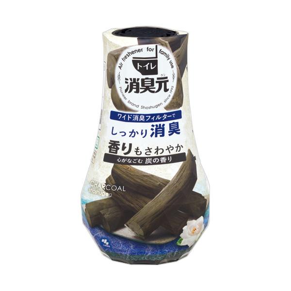 メーカー：小林製薬 　品番：トイレノシヨウシユウゲン ココロガナゴムスミ 400ML   極太「ろ紙」が、ニオイのもとをぐんぐん消臭。　　