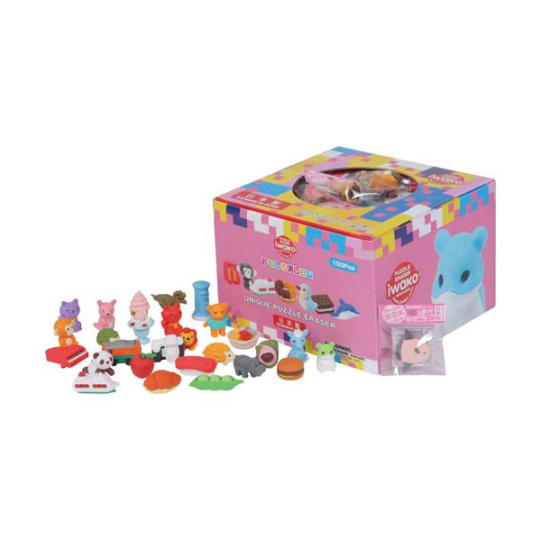 メーカー：イワコー　品番：ERCOL003　ミニチュア感覚の楽しい消しゴムをくじ引きや景品に。