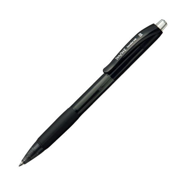 メーカー：オリジナル 　品番：TS-SB05-1B   サラッとなめらかな書き味が魅力の１本！　　＜書き始めからインクがかすれにくい！＞<BR>※メーカー従来品比較<BR>※画像はイメージです。実際の形状とは異なる場...