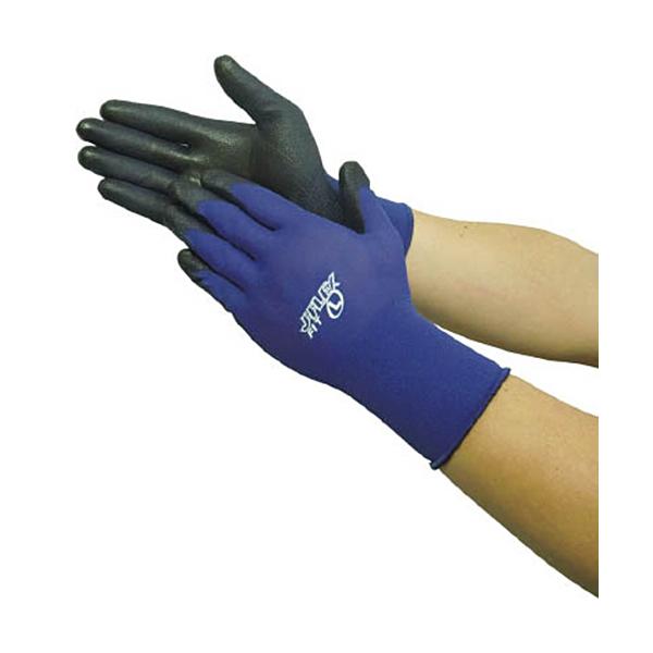 メーカー：ユニワールド 　品番：5570-M   薄く柔軟性の高いポリウレタンをコーティングした18ゲージ編手袋です。　　代表画像（画像はイメージです。）