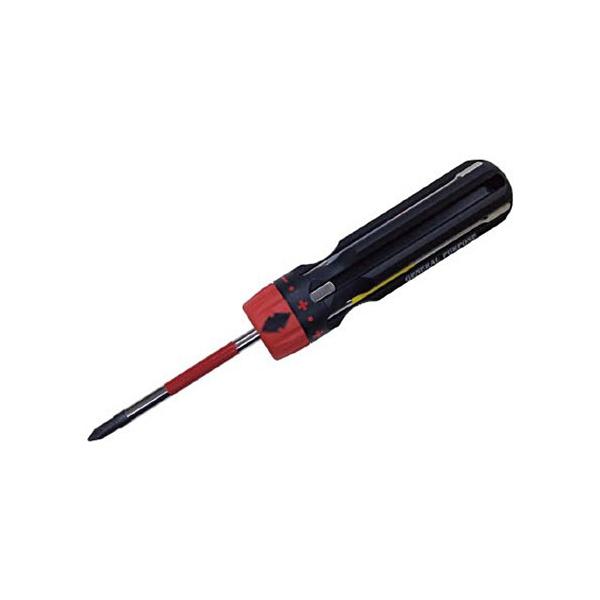 メーカー：スイスツール   品番：SD2-CB01   ハンドルに6種類のカラービットを内蔵しています。