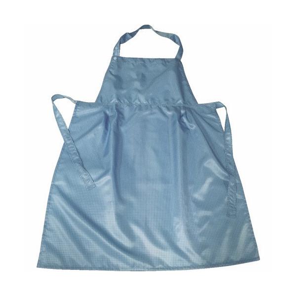 メーカー：ＴＲＵＳＣＯ  品番：TCRA-B  超導電性加工繊維を使用したクリーンルーム用エプロンです。