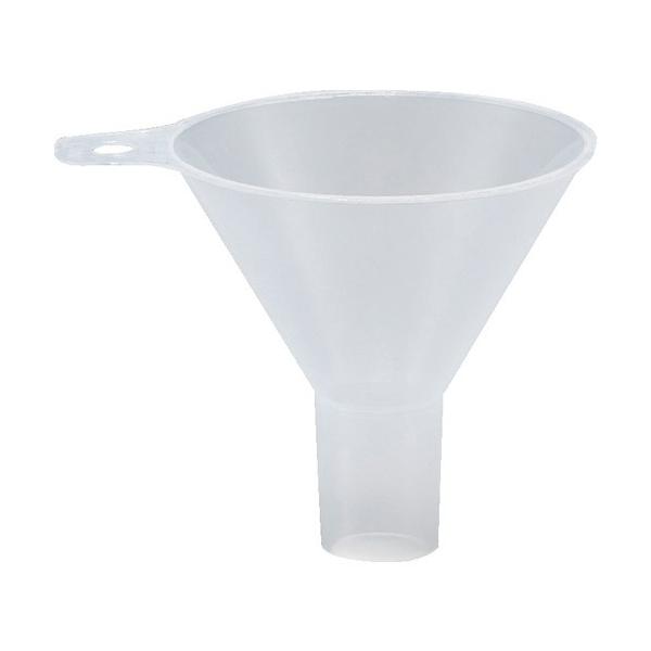 メーカー：ＴＲＵＳＣＯ  品番：PR75  粉体や液体の両方に使用できる耐薬品性が良いロートです。