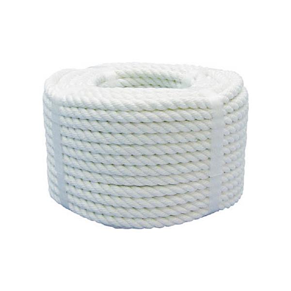 メーカー：ユタカメイク 　品番：KSN-620   酸・アルカリ・海水などに強く、耐候性に優れ摩擦にも非常に強く、強度に優れたロープです。　　