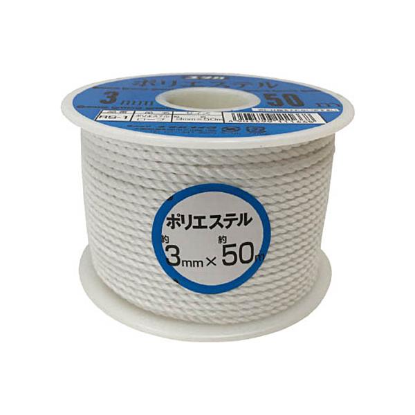 メーカー：ユタカメイク 　品番：RS-1   酸・アルカリ・海水などに強く、耐候性に優れ摩擦にも非常に強く、強度に優れたロープです。　　