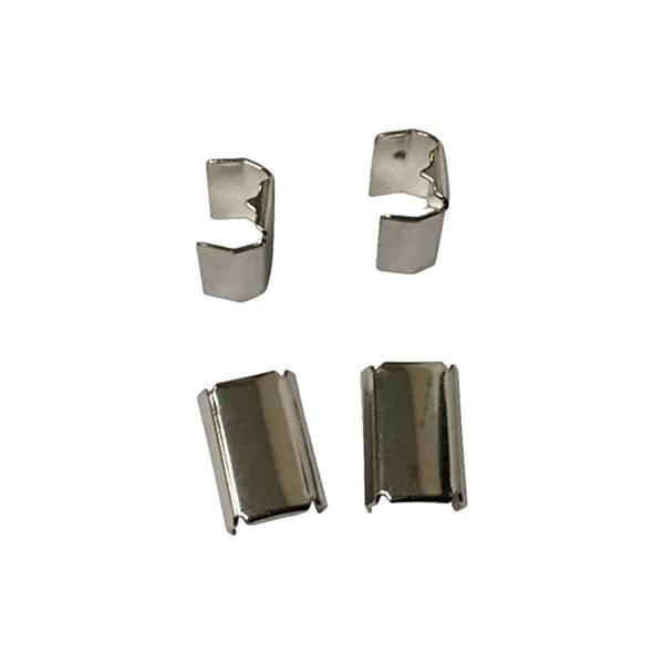 メーカー：ユタカメイク 　品番：KM-02   ペンチでカシメるだけでロープや紐の先端の振れ止めができます。　　