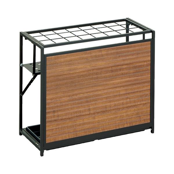 メーカー：ＹＡＭＡＺＥＮ　 品番：KAUR-24(BR)  サビに強いアルミ製傘立て。　　＜折りたたみ時＞折りたたみ傘を収納できる中棚付。<br>※商品の色はブラウン・ブラックになります。＜使用イメージ＞＜使用イメージ＞<...