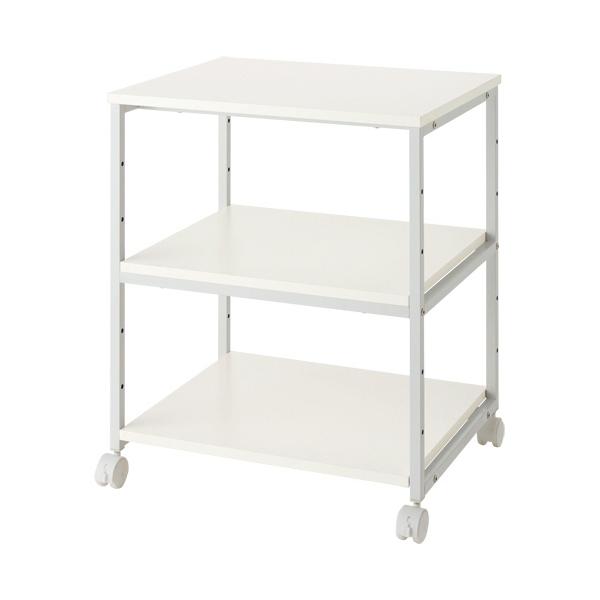 メーカー：ＹＡＭＡＺＥＮ　 品番：MPR-3(WH/MWH)  頑丈なOAラック。　　＜寸法図＞<BR>単位：mm＜使用イメージ＞<BR>※お届けの商品はホワイト/マットホワイトになります。