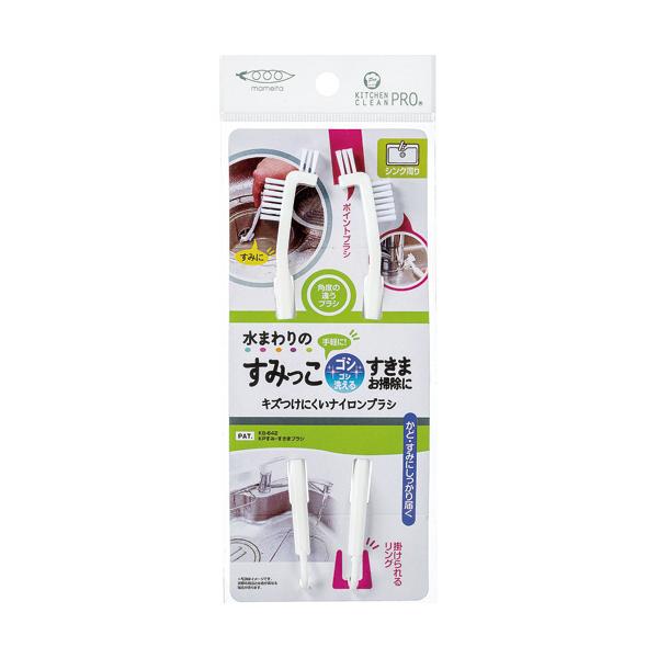 メーカー：まめいた 　品番：KB-642   やわらかなナイロン毛で、キズつけずにムラなく洗える。　　＜使用イメージ＞