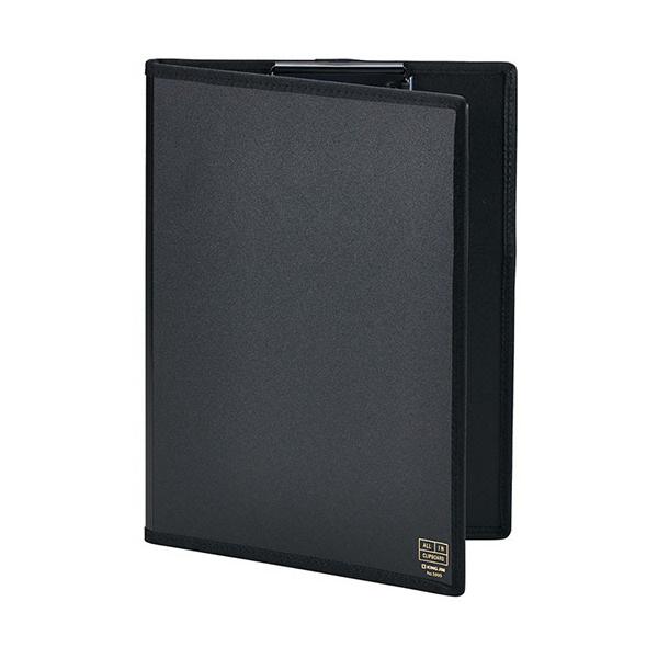メーカー：キングジム  品番：5995クロ  多機能ポケットが小物と書類の持ち運びに便利。カバー付きクリップボード。