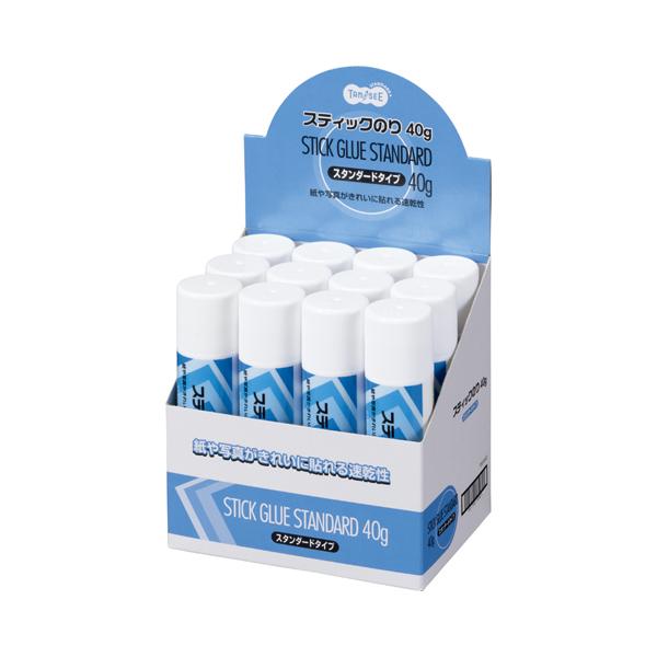 メーカー：オリジナル 　品番：TSG-S40   使いやすい定番のスティックのり。　　
