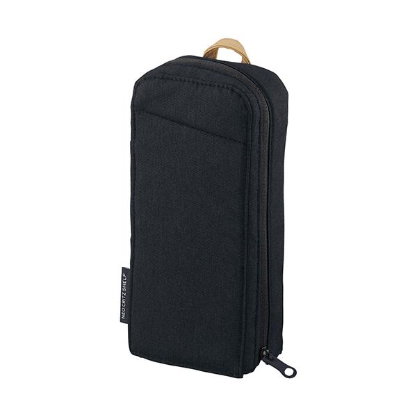 メーカー：コクヨ　 品番：F-VBF210B  ツール用棚付きペンケース。　　上部を折り返すことで、収容物がより見やすく取り出しやすくなります。