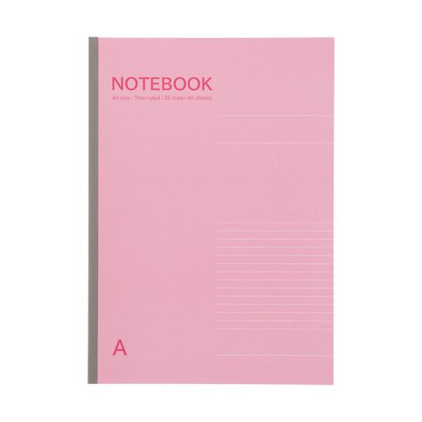 メーカー：オリジナル 　品番：NOS-204A   書きやすさが魅力のオリジナルノート。　　クッキリ罫線と上質紙ならではの白さを実現！