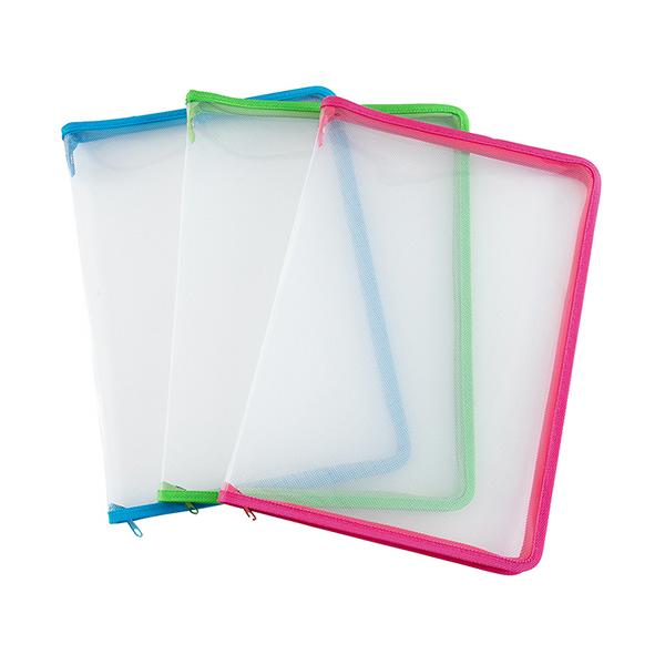 メーカー：ハピラ　品番：FCB41　書類の整理や小物の分類など、マルチに使える透明ファイル！