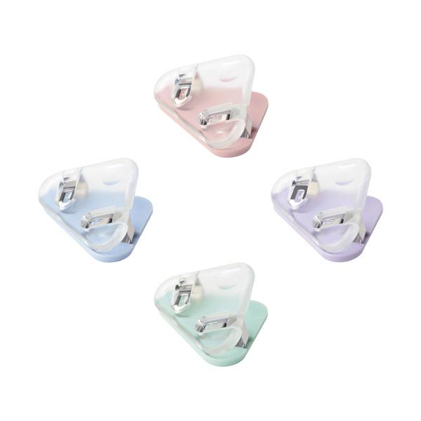 メーカー：ソニック　 品番：SP-1990  プリントや書類整理に好適なクリップ！カドが揃って紙がズレずにページめくりしやすい。　　＜パッケージ＞