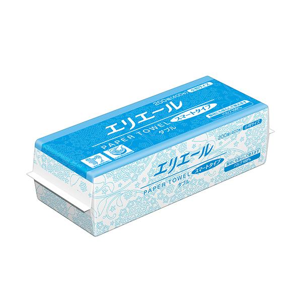 メーカー：大王製紙　 品番：Eスマ-トシW200  パルプ100％で2枚重ね。　　