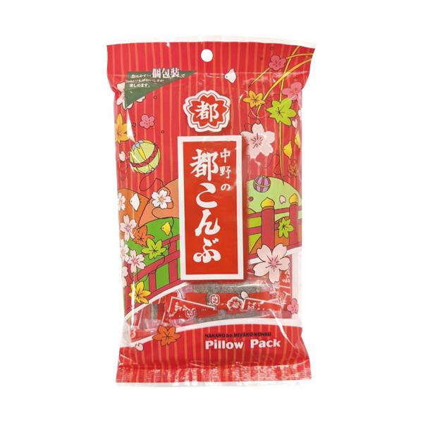 メーカー：中野物産　品番：053141　昔懐かしい都こんぶ。便利な個包装タイプ。　