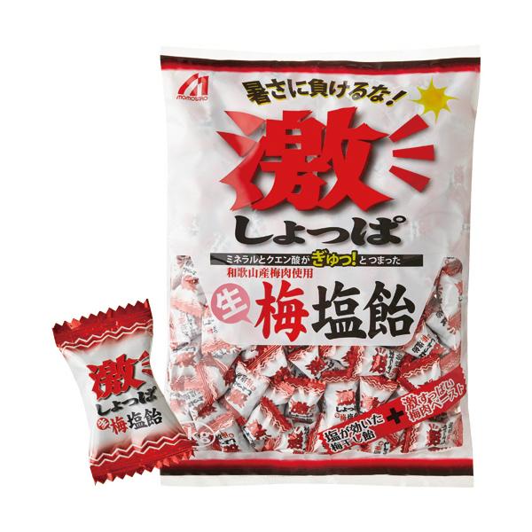 メーカー：桃太郎製菓　 品番：207778  梅塩味のキャンディの中には、塩味が効いた梅肉ペースト入り。　　