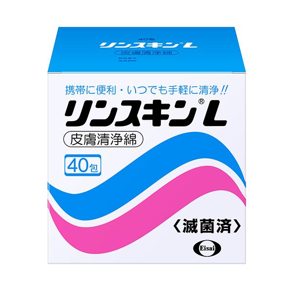 メーカー：エーザイ　 品番：EZ145134  いつでも手軽に清浄！携帯にも便利な皮膚清浄綿。　　