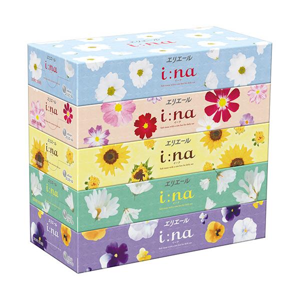 メーカー：大王製紙 　品番：Eイ-ナ150W5P   普段使いにうれしい、やわらかくやさしい肌ざわり　　