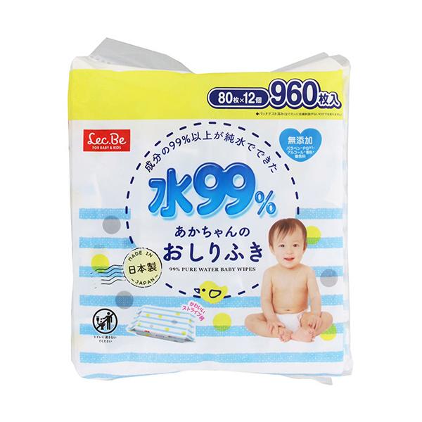 メーカー：レック　 品番：E00873  成分の99％以上が純水でできたおしりふきです。　　