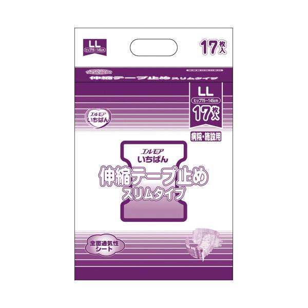 メーカー：カミ商事　 品番：716001  【テープ止めタイプ】重ね貼りもできる伸縮テープで、身体にフィットしすき間を作らず、モレを防ぐ！　　