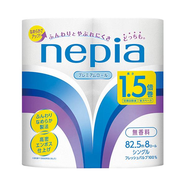 メーカー：王子ネピア　 品番：204314  高密度ソフトエンボス加工でやわらか。　　