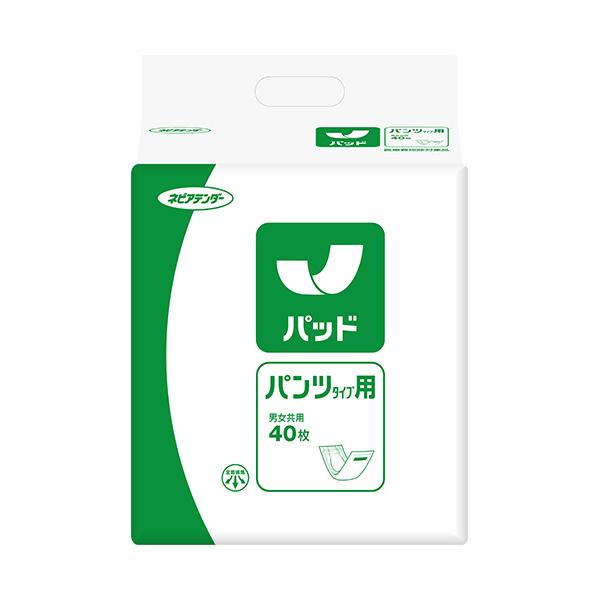 メーカー：王子ネピア　品番：43160　装着しやすい二つ折のパンツ用パッド。　