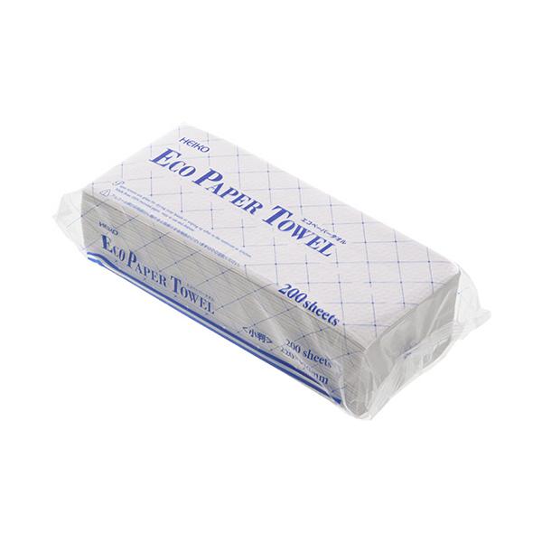 メーカー：シモジマ　品番：#004722002　再生紙を100％使用した環境に優しいペーパータオル。<br>