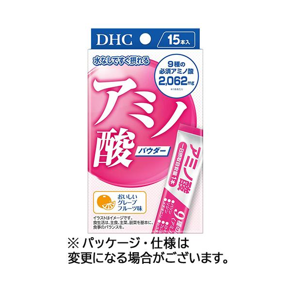 メーカー：ＤＨＣ　 品番：DC408261  スタイルキープに。アミノ酸を水なしで摂れるパウダータイプ。　　＜パッケージ裏面＞