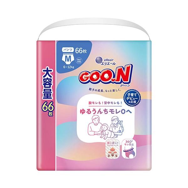 メーカー：大王製紙　 品番：21001929  股モレも！背中モレも！ゆるうんちモレ0へ。　　＜パッケージ裏面＞＜パッケージ側面＞
