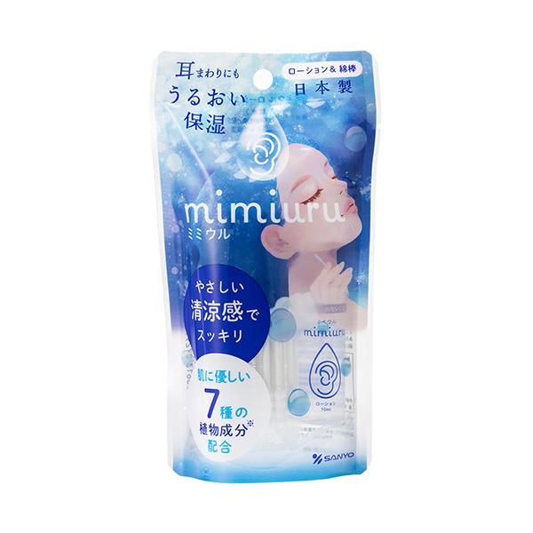 メーカー：山洋　 品番：72997  肌に優しい7種の自然由来成分が耳に優しく潤いを与えます。ローション＆綿棒のセット。　　