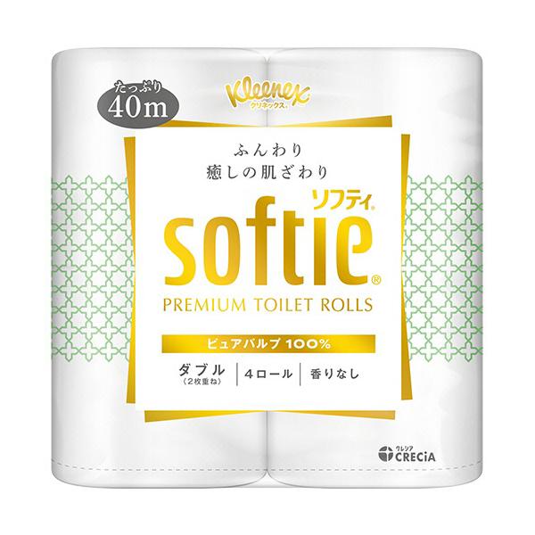 メーカー：日本製紙クレシア　品番：21166　品質にこだわった、ふんわり癒しの肌ざわりのトイレットロール。