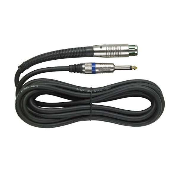 2芯シールドヘビーデューティーΦ6.3ストレートケーブル●ケーブル長/5m●コネクター/XLR(メス)型●プラグ/Φ6.3標準