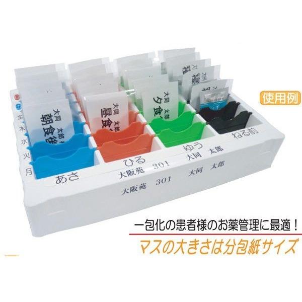 ・お薬の管理にお困りではないですか？PET素材を採用し低価格、軽量化を追求。・仕切り版が入れ替え自由で1日2回・3回・4回用に対応・フタ付きで保管に便利・5段程度まで縦積みが可能●サイズ／幅32.2×奥行22.2×高さ8.5cm●重量／29...