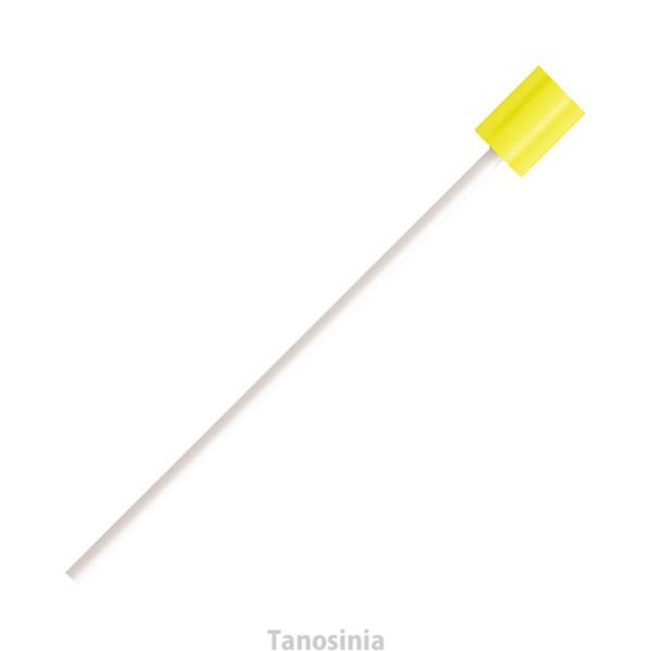 マウスピュア　口腔ケアスポンジ　紙軸の仕様●サイズ／長さ15cm、スポンジ部：（S）幅1.5×長さ2cm・（M）幅1.7×長さ2cm・（L）幅2×長さ2.5cm●重さ／約2g●材質／先端部：ウレタン、スティック部：紙●スポンジ硬さ／S：やわ...